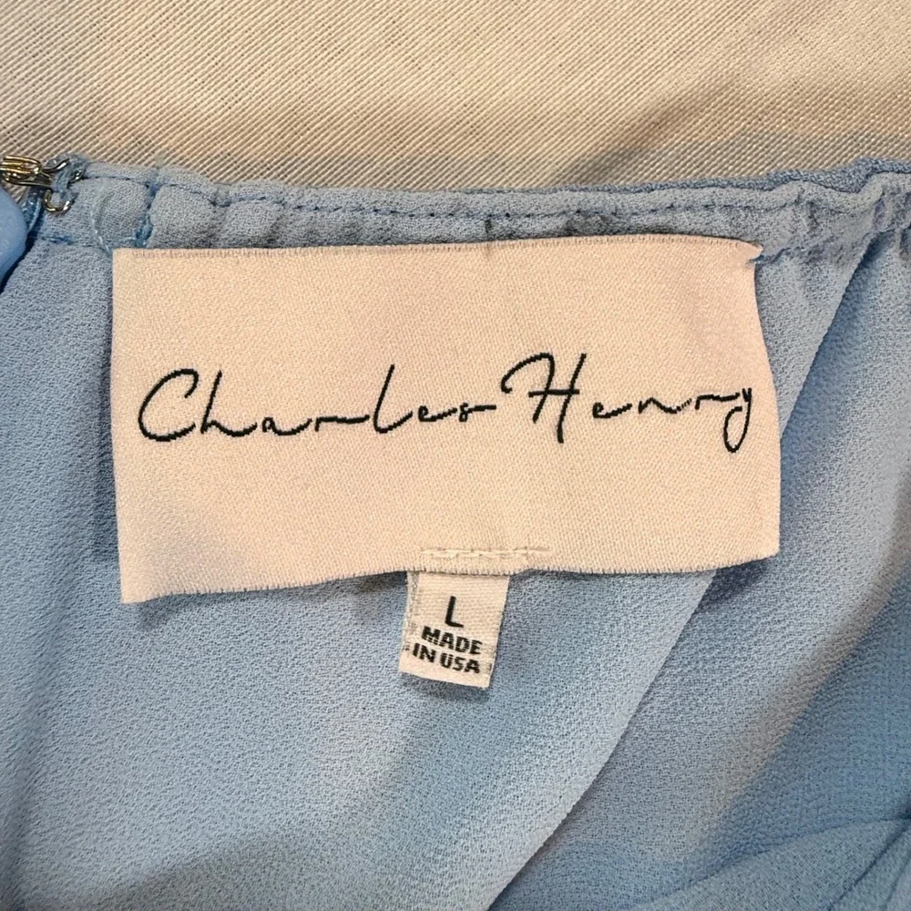 Charles Henry | Dresses | Charles Henry Dress Womens L Light Blue ...